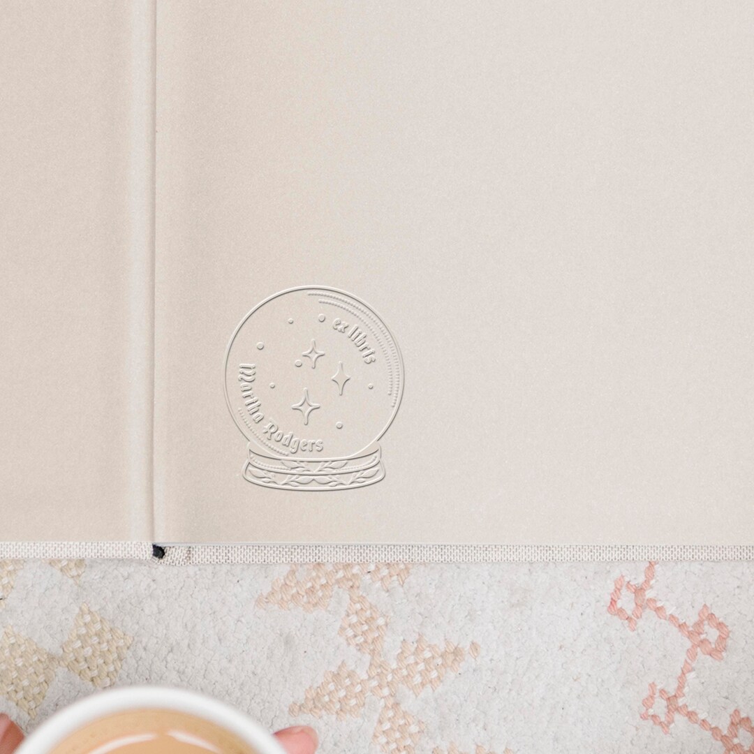 Crystal Ball Book Embosser | Magic Ball Personalized Stamp | From the ...