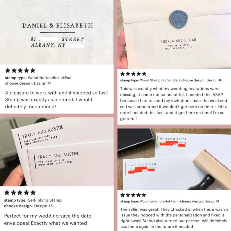 Christmas Return Address Stamp – Modern & Minimalist - Etsy