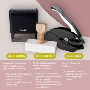 Moon Embosser Book Stamp | Personalized From the Library of | Wood and ...