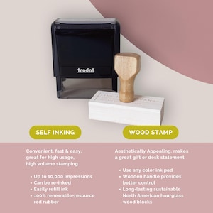 Modern Return Address Stamp | Wedding Stamp | Save the Date | Self Ink ...