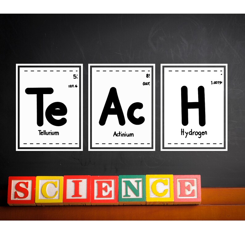 Teach, Periodic Table, Science Decor, Homeschool, Elementary School ...