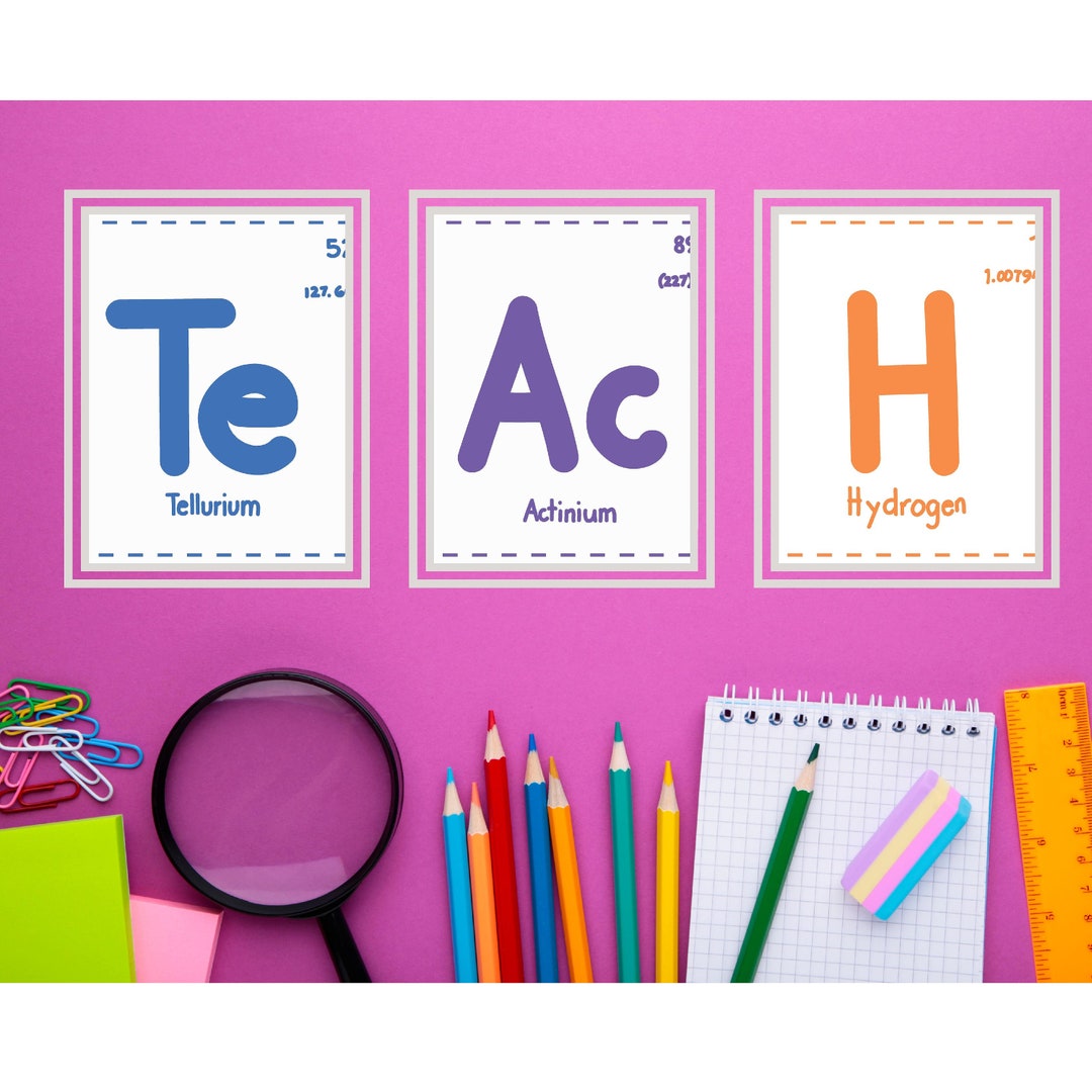 Teach, Periodic Table, Science Decor, Homeschool, Elementary School ...