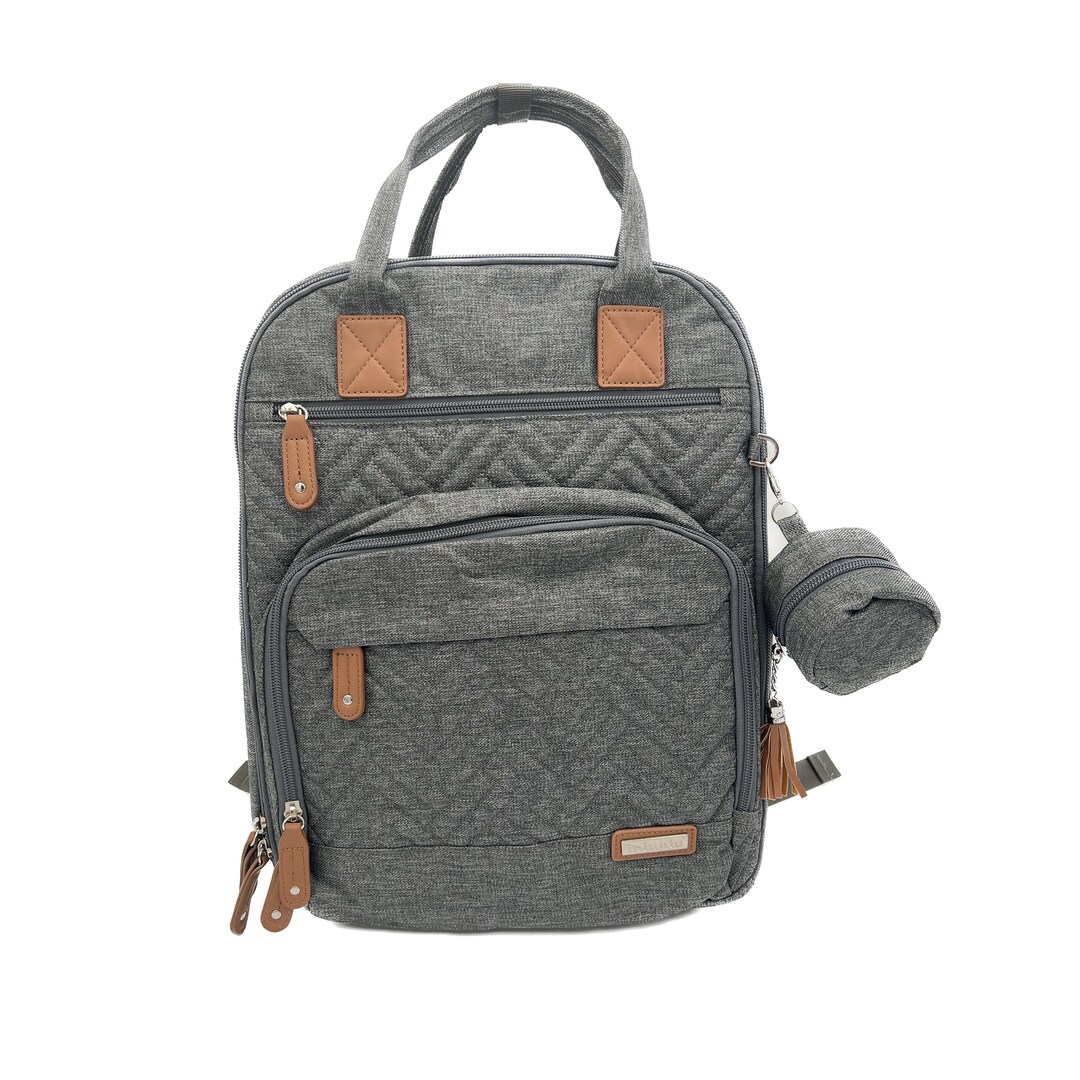 Gtube Modified Tube Feeding Backpack | Light Grey, Quilted | Large, 16. ...