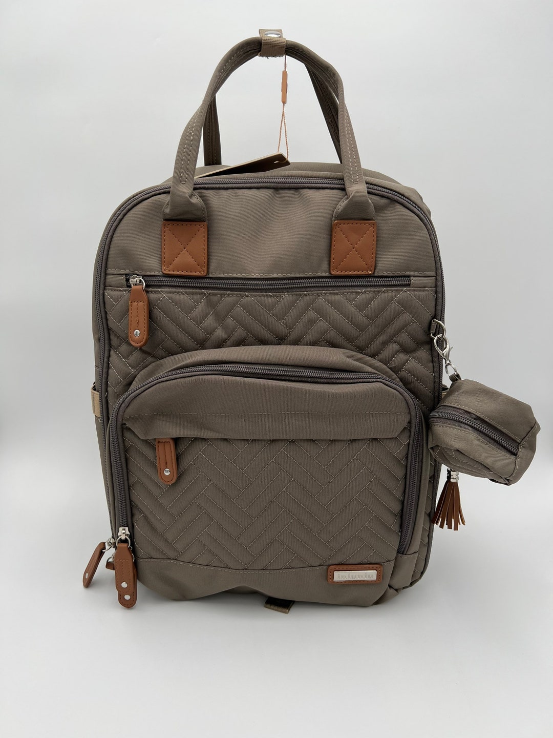 Gtube Modified Tube Feeding Backpack Khaki Quilted Large - Etsy