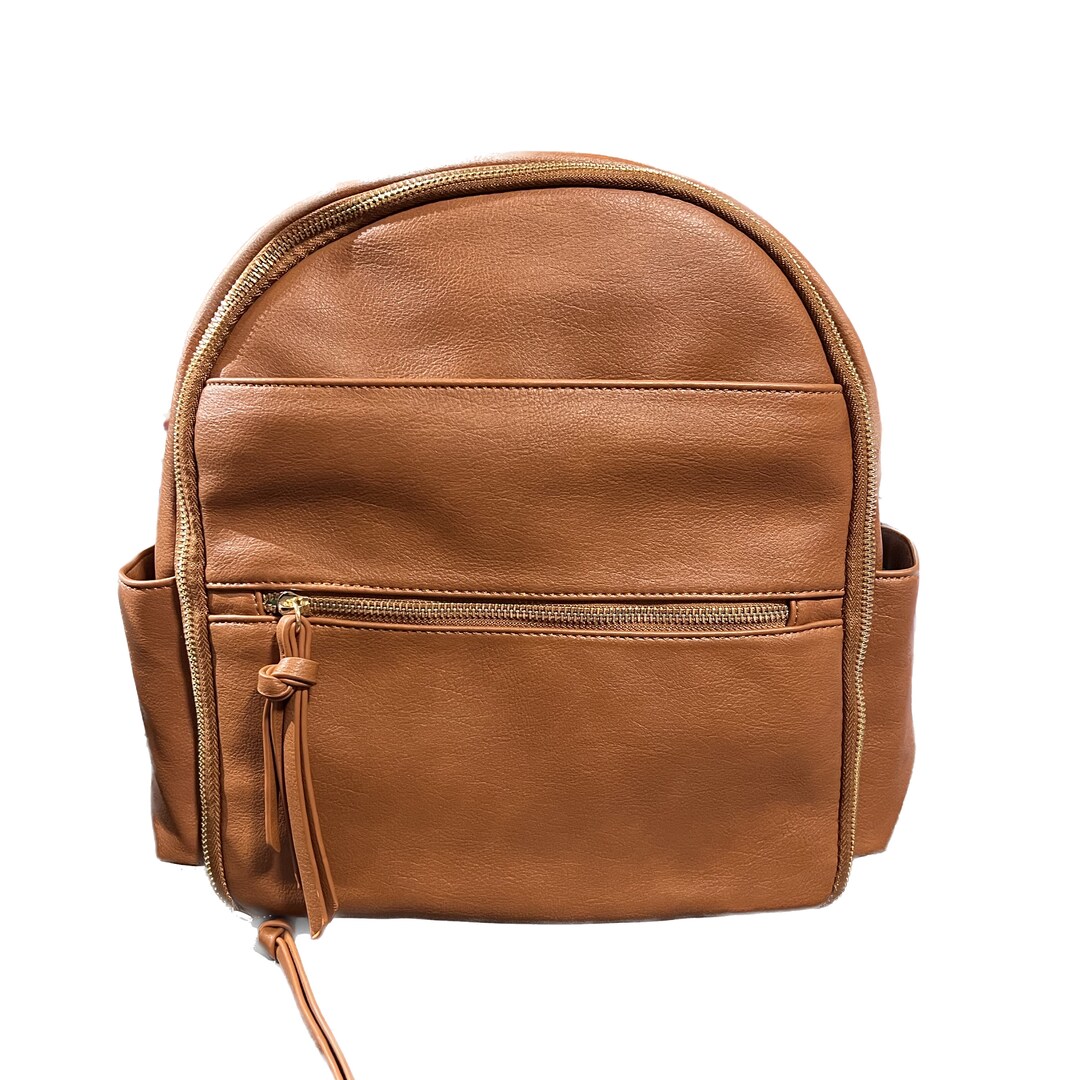 FINAL STOCK Small Feeding Pump Backpack | Faux Leather, Black or Brown ...