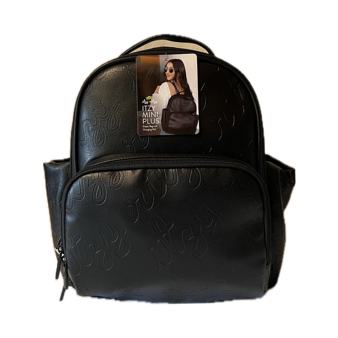 Small Tube Feeding Backpack | Black, Vegan Leather | Small, 12” | for ...