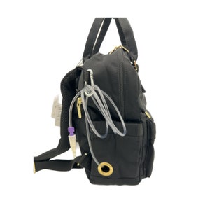 Gtube Modified Tube Feeding Backpack Black With Gold Small, 12 for ...