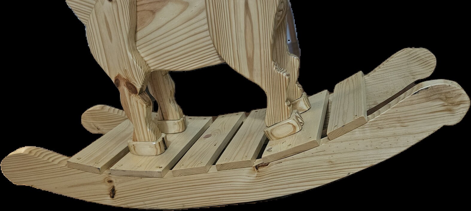 Handcrafted Wooden Rocking Goat: Kids Ride-on Toy - Etsy