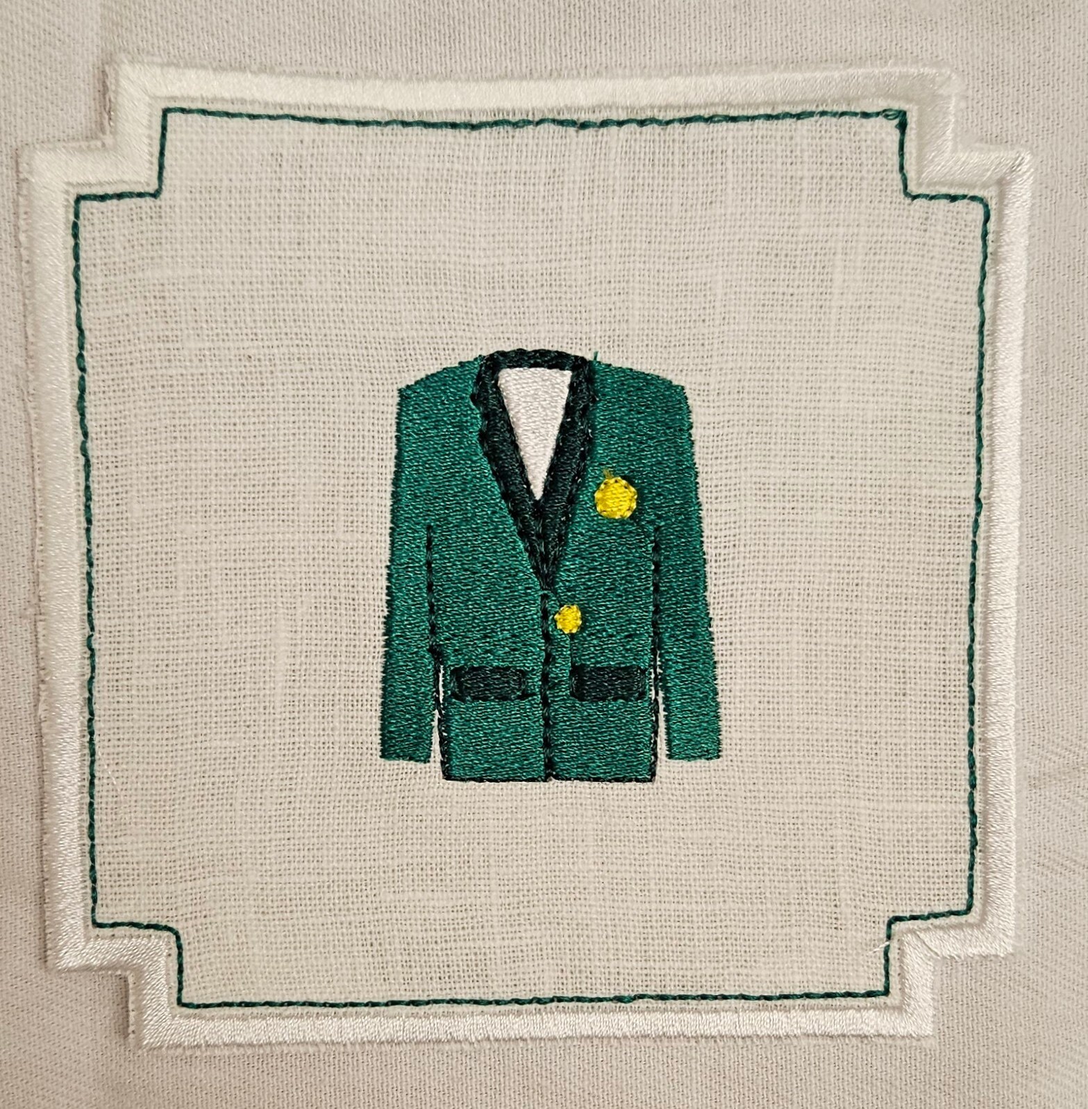 Masters Golf Tournament Linen Cocktail Napkins - Etsy