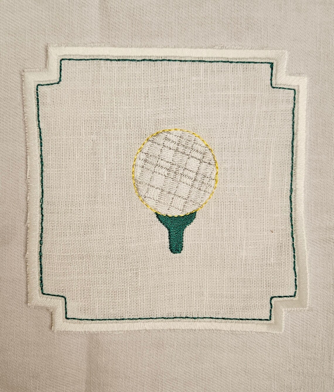 Masters Golf Tournament Linen Cocktail Napkins - Etsy