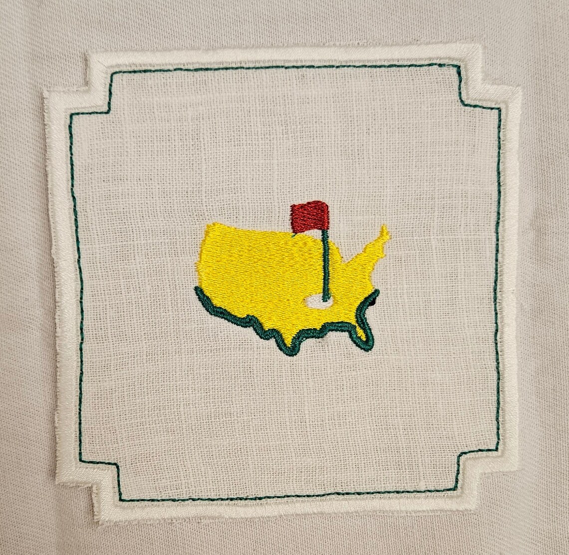 Masters Golf Tournament Linen Cocktail Napkins - Etsy