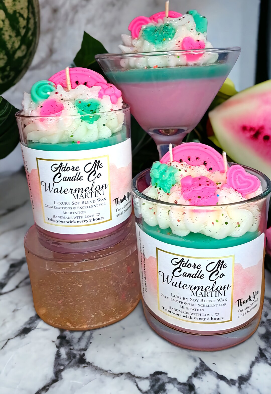 Clarence, Watermelon Candle, Drink Candle, Cute Candle, Birthday Candle ...