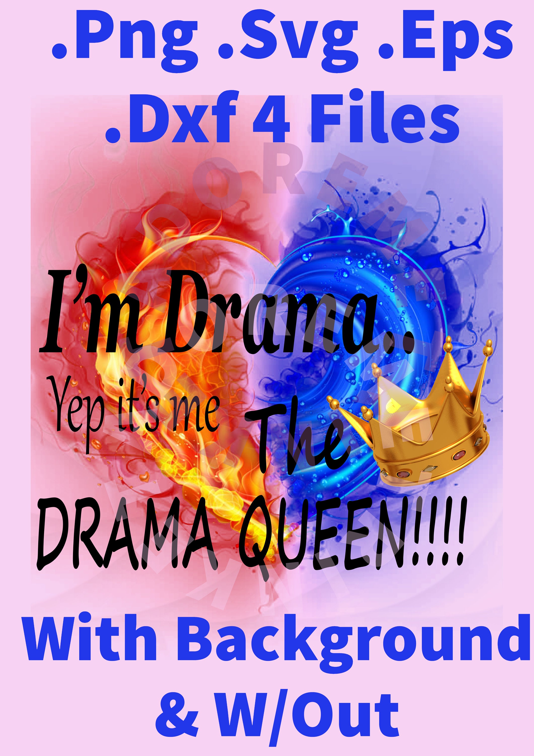 Drama Queen Yep Thats Me Png Drama Queen Clipart Drama Cut - Etsy