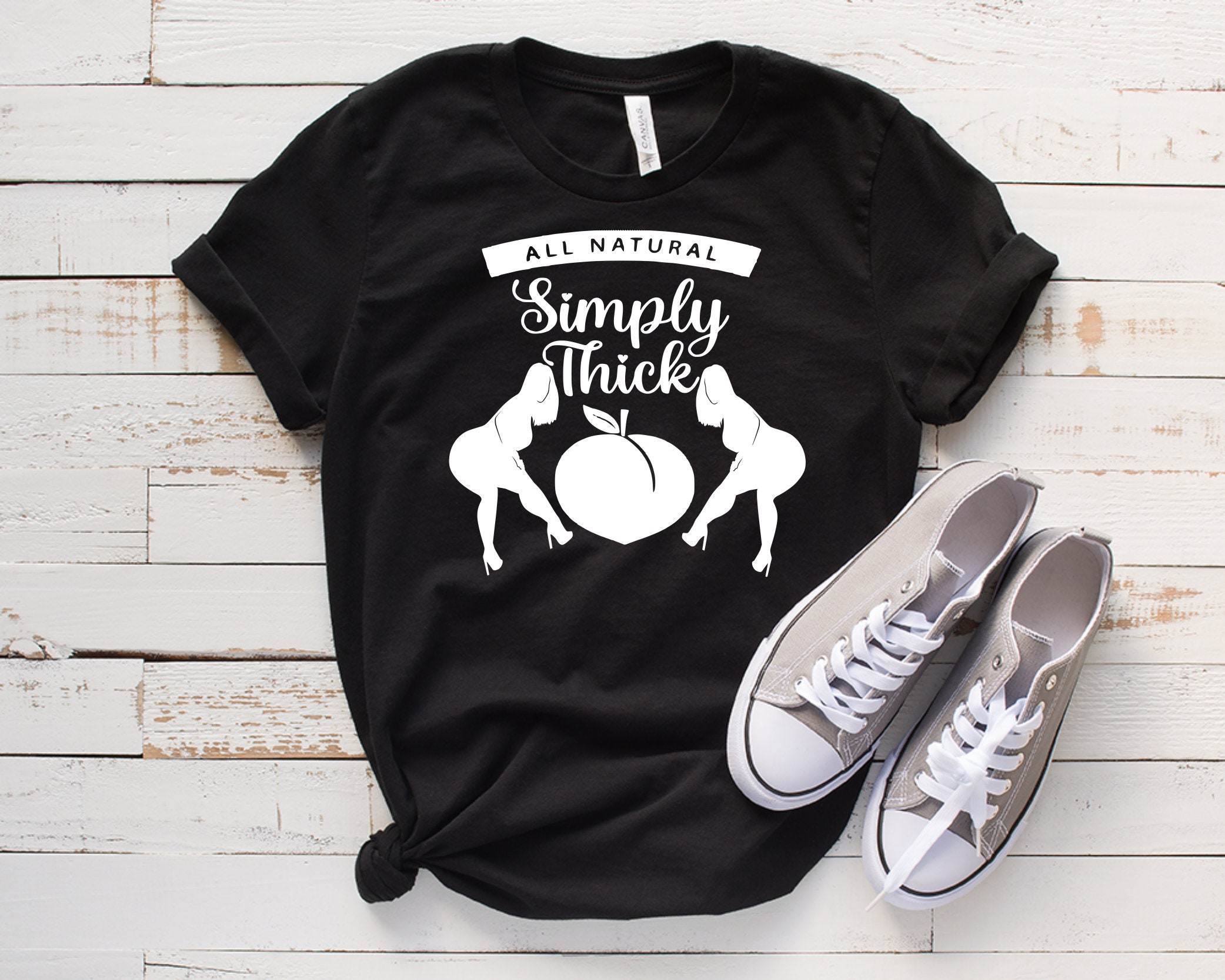 All Natural Simply Thick SVG, Thick Vibes Svg, Thick Girls Instant ...