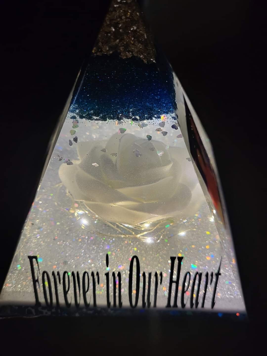 Memorial Gift, Pet Memorial Pyramid, Large Resin Memorial, Keepsake ...