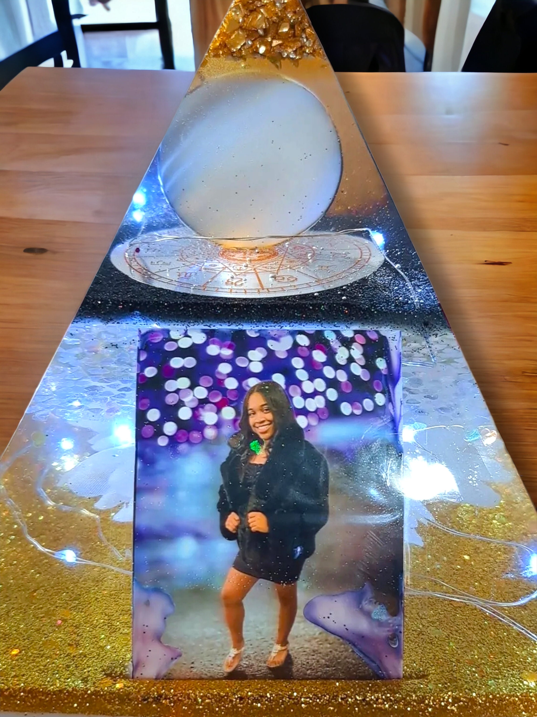 Memorial Gift, Pet Memorial Pyramid, Large Resin Memorial, Keepsake ...