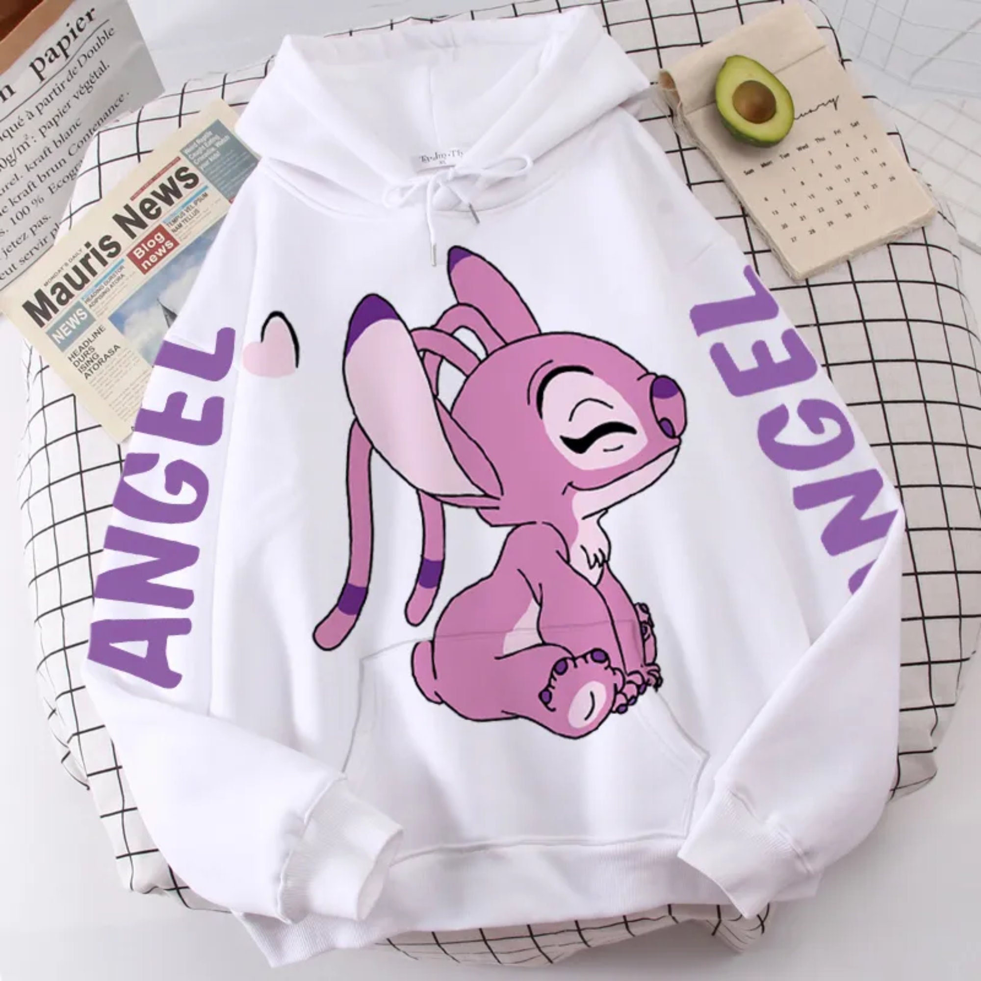Stitch & Angel hoodie, Couple Hoodies, Disney hoodie, Stitch Hoodie ...