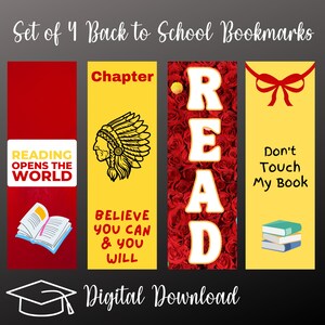 Bookmarks for School Bookmarks SVG Bookmarks for Women - Etsy