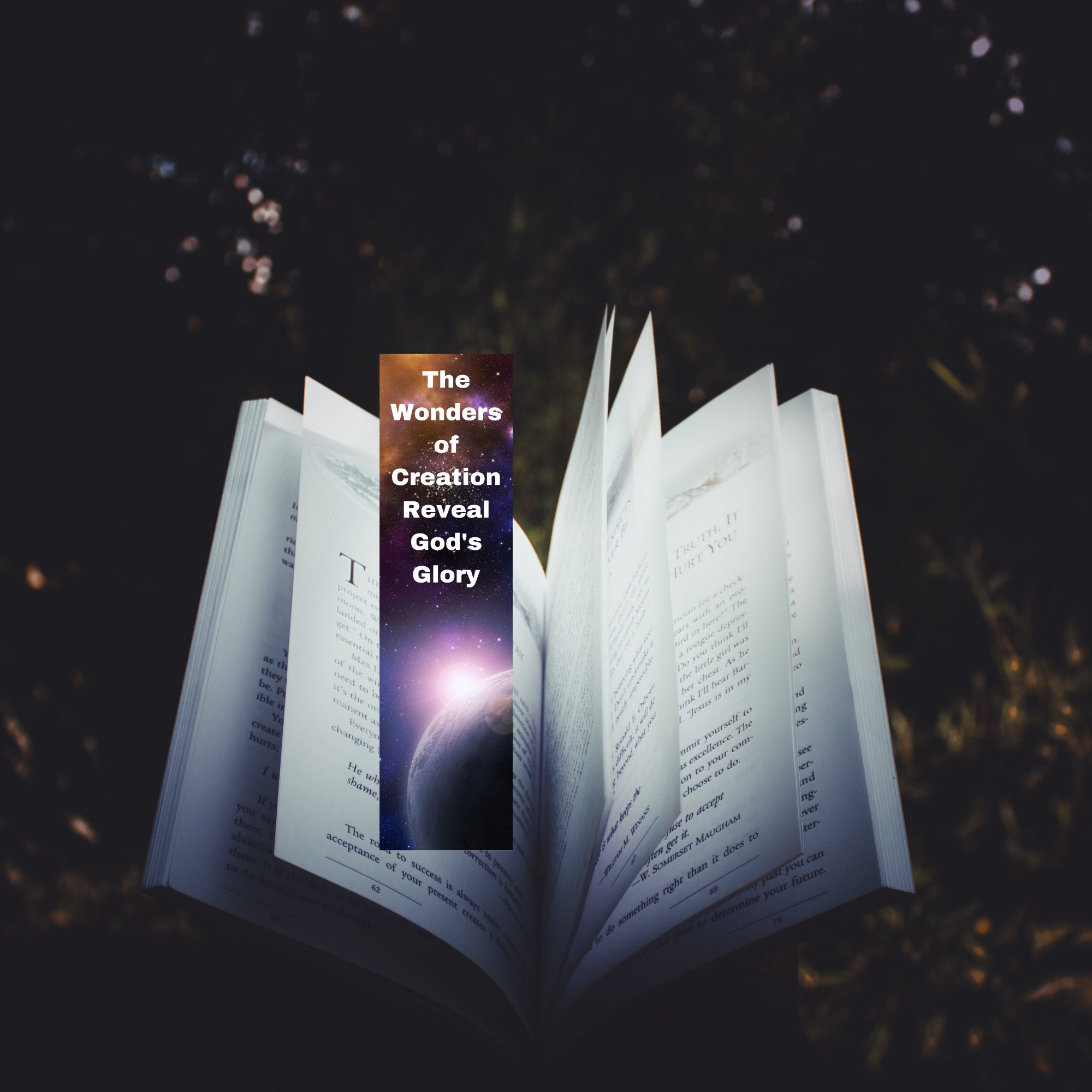 Universe Bookmarks, Space Bookmark, Cosmic Elegance, Beyond the Sky ...