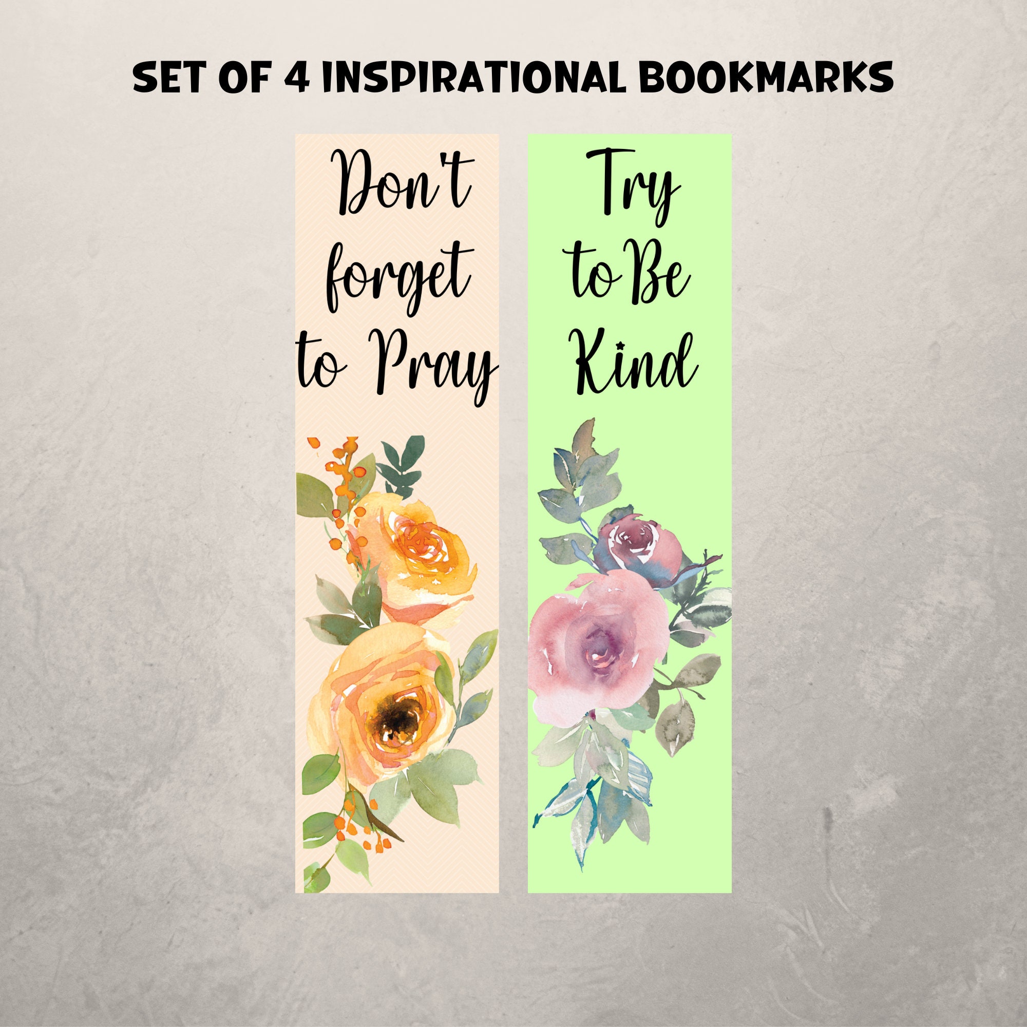 Printable Bible Bookmarks, Inspirational Bible Words Bookmarks, Prayer ...