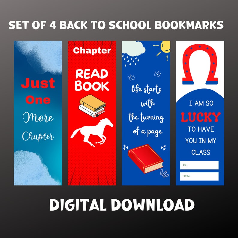 Bookmarks for School Bookmarks SVG Bookmarks for Women - Etsy