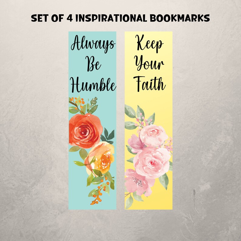 Printable Bible Bookmarks, Inspirational Bible Words Bookmarks, Prayer ...