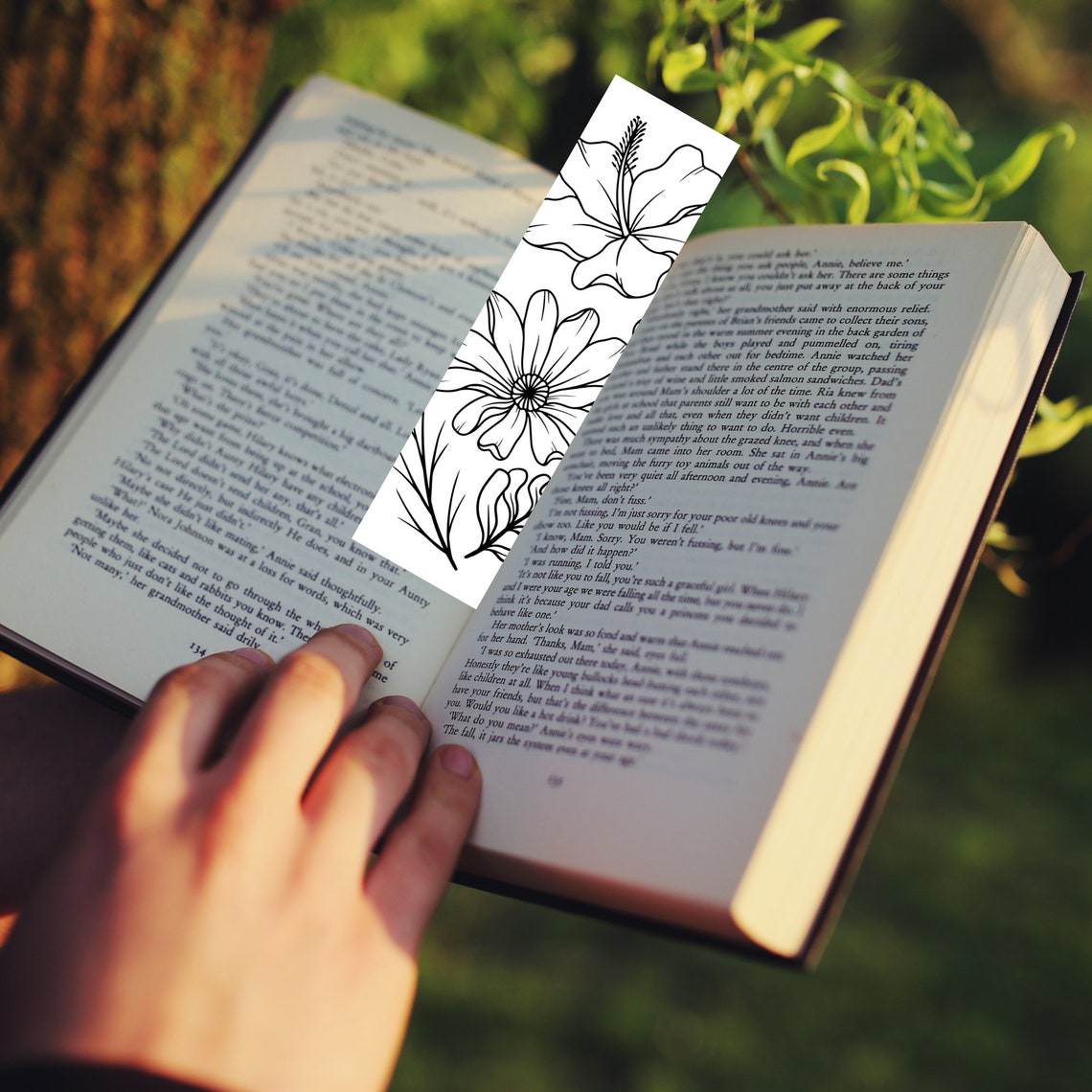 Flowers Bookmarks Coloring Bookmarks Adult Bookmarks Spring - Etsy