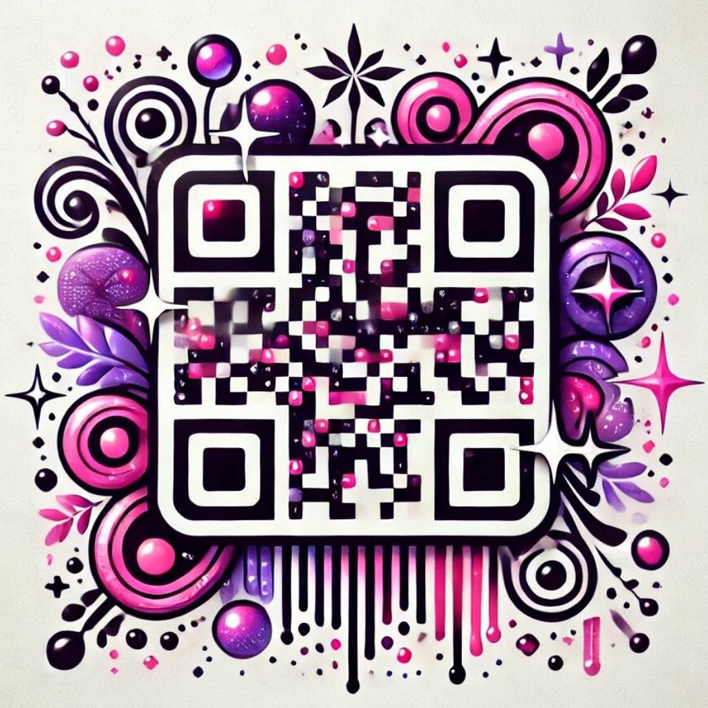 Sassy QR Code Graphic, Custom Logo Design (SVG, PNG) - Etsy