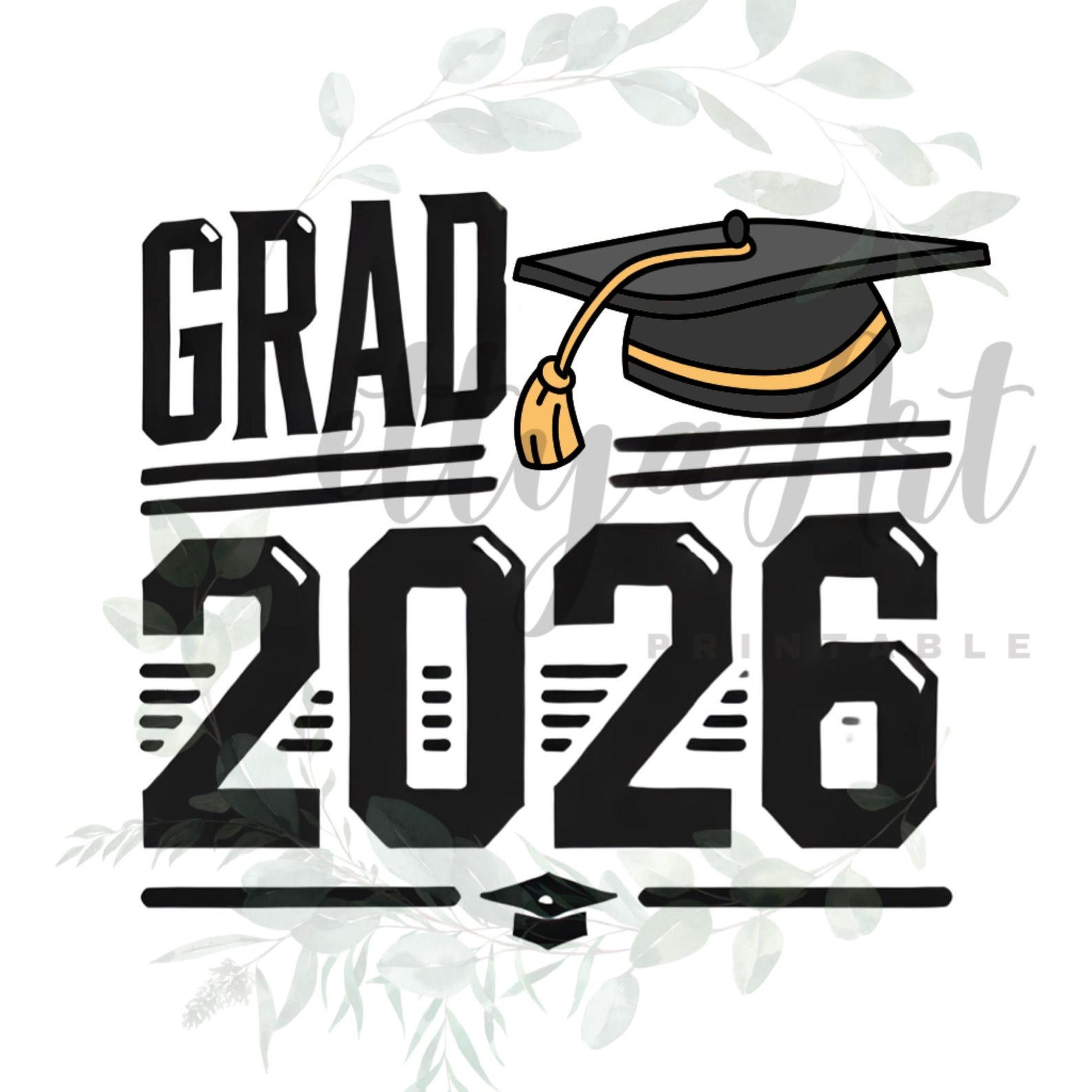 Class of 2026 SVG, PNG, Graduation 2026 Svg, Graduation Shirt Svg, 2026 ...