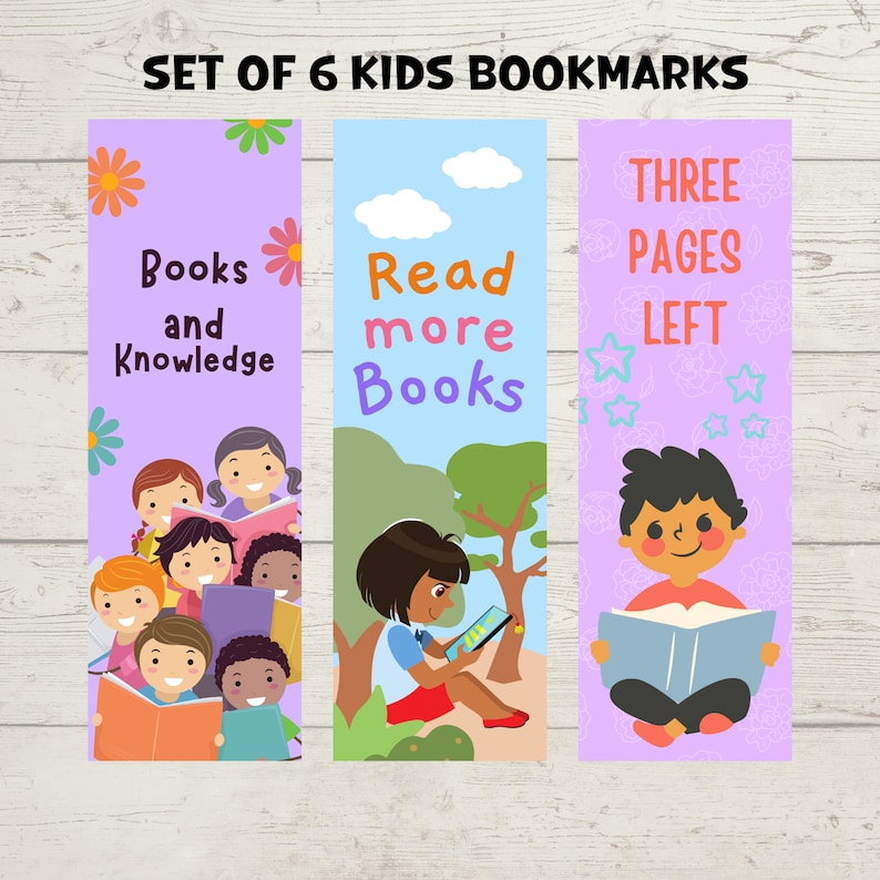 Printable Bookmarks for Kids, School Bookmarks, Children Bookmarks ...