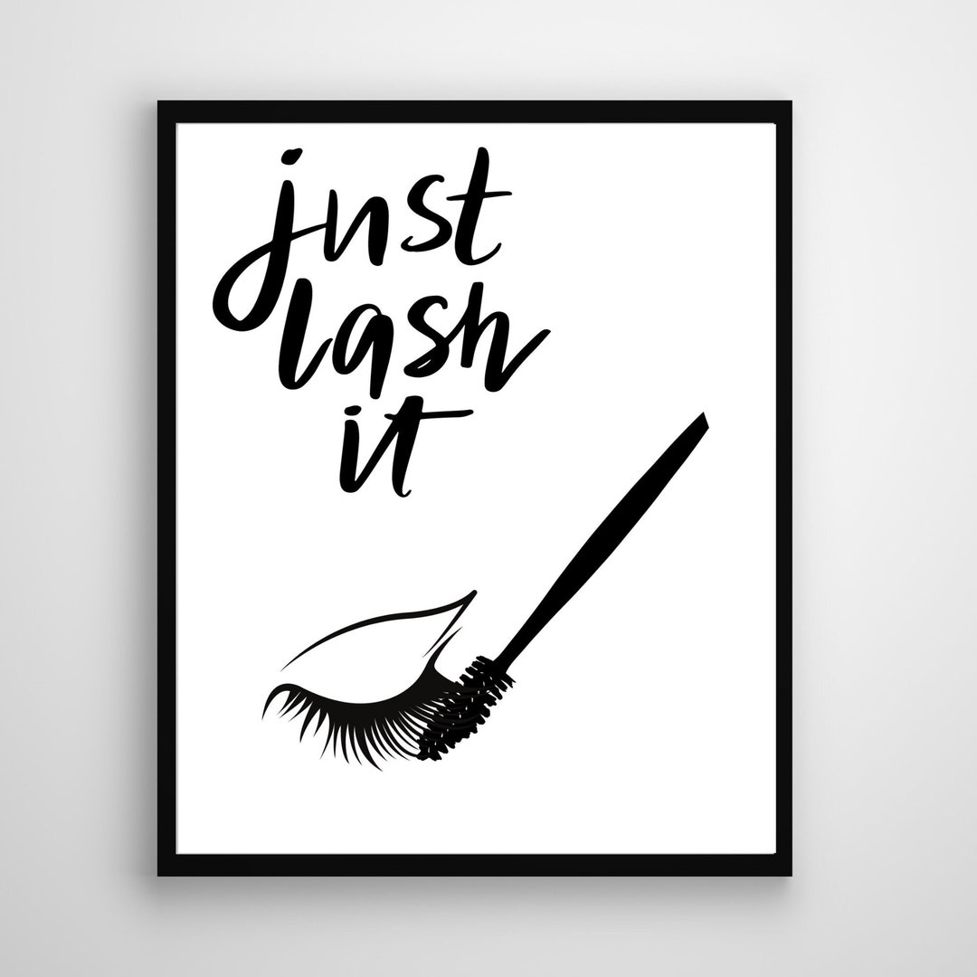 Lash Room Decor, Eyelashes Printable, Lash Decor, Beauty Salon Decor ...