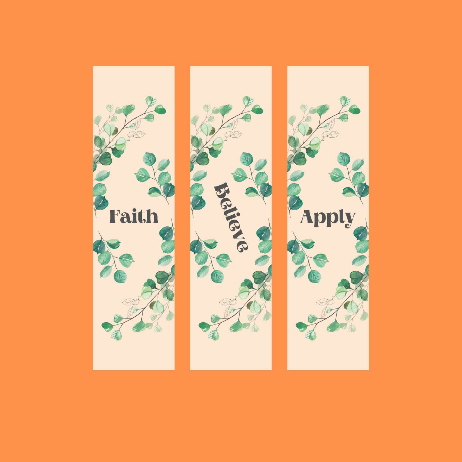 Printable Set of 6 Inspirational Bible Words Bookmarks, Prayer ...