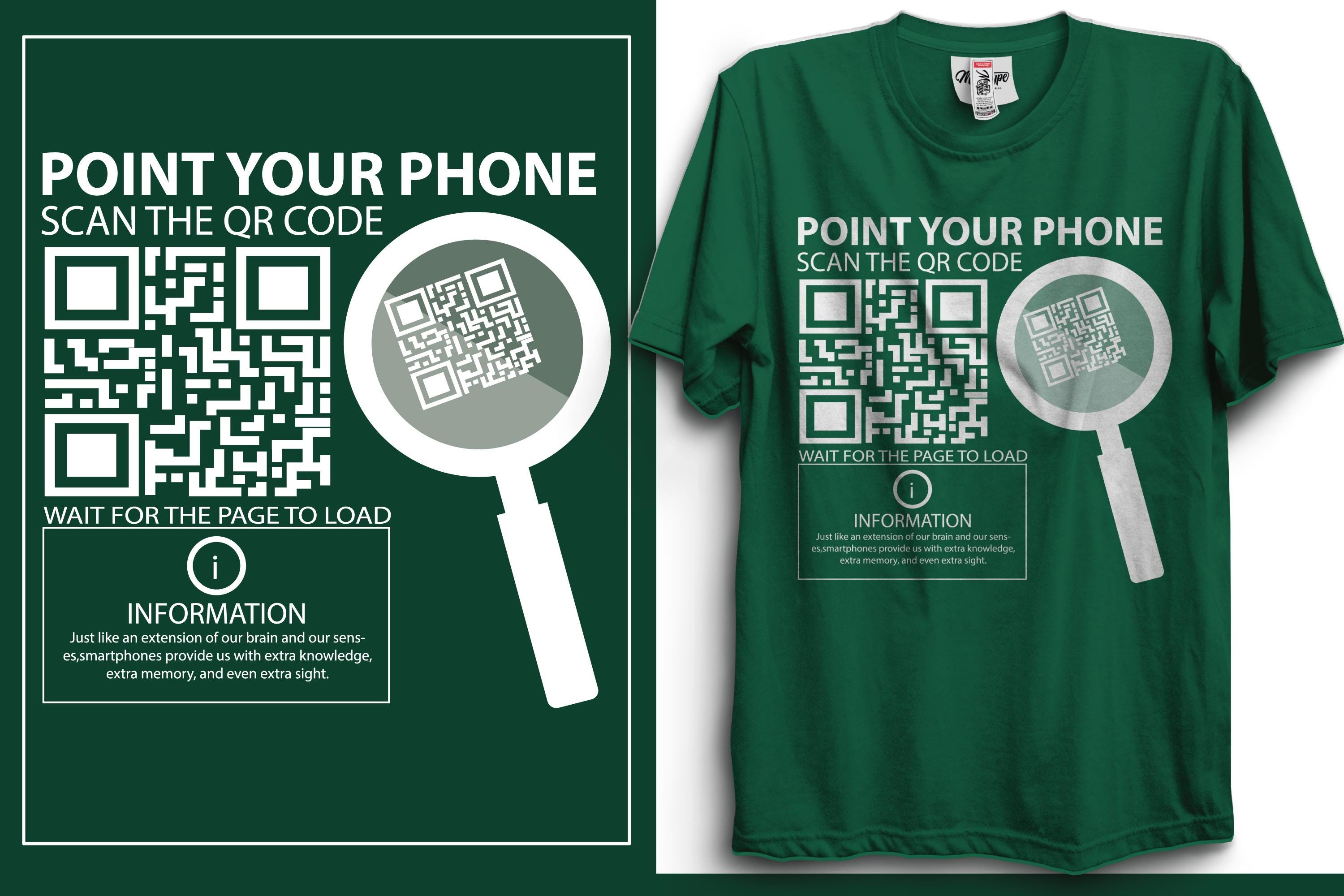 Sassy Qr Code Shirt, Custom Business Logo and QR Shirts Personalized ...