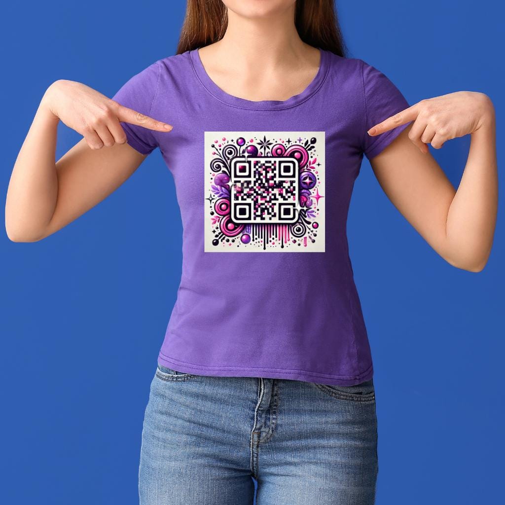 Sassy Qr Code Shirt, Custom Business Logo and QR Shirts Personalized ...