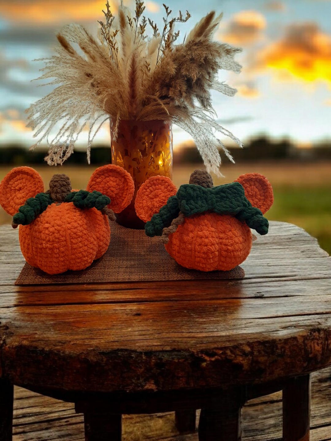 Mickey and Minnie Harvest Pumpkins - Etsy