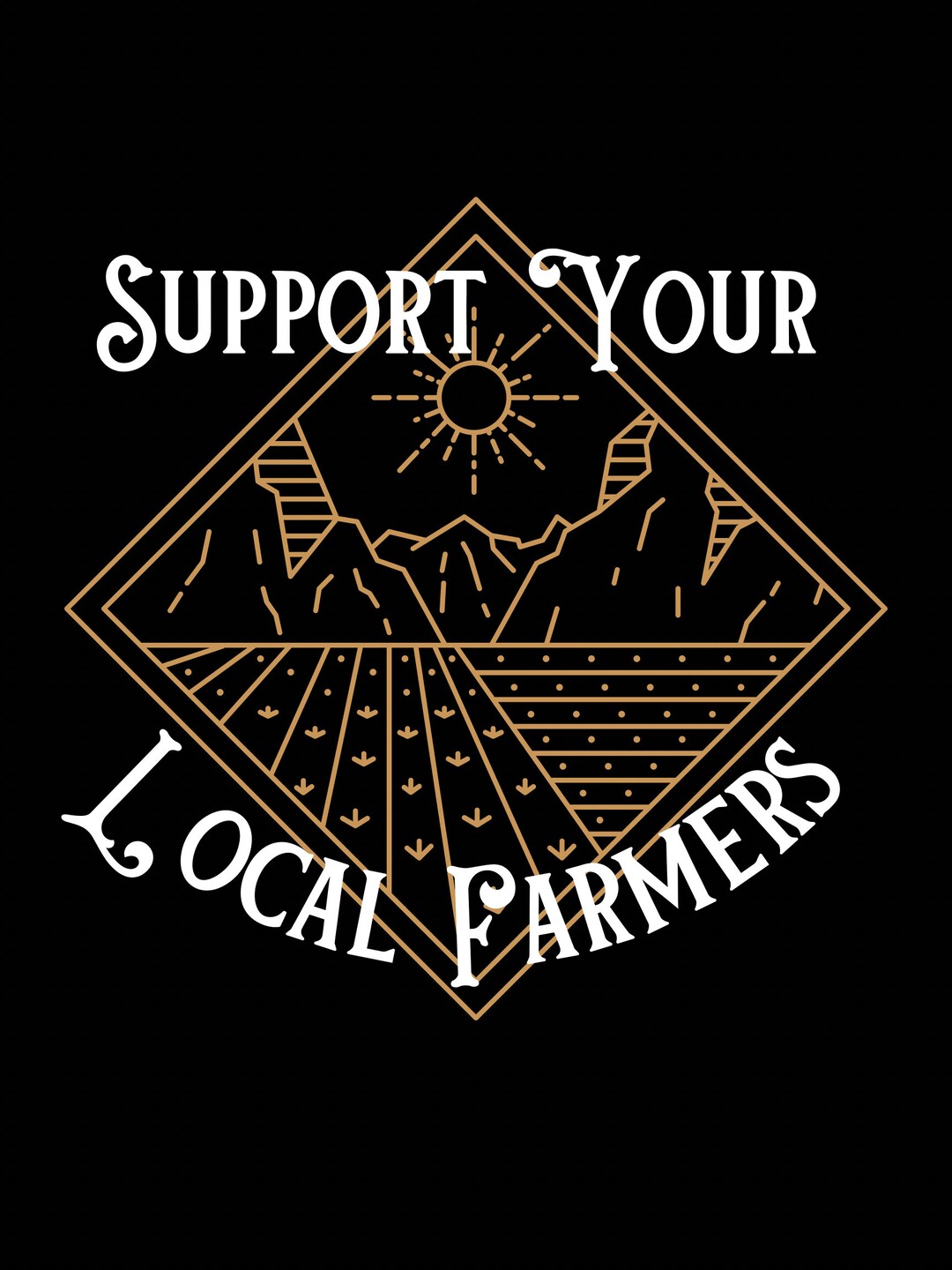 Support Your Local Farmers Digital Download - Etsy