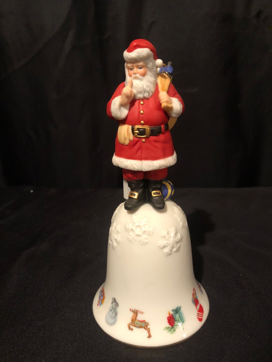 Lenox 1996 “the Santa Claus Bell” - Etsy