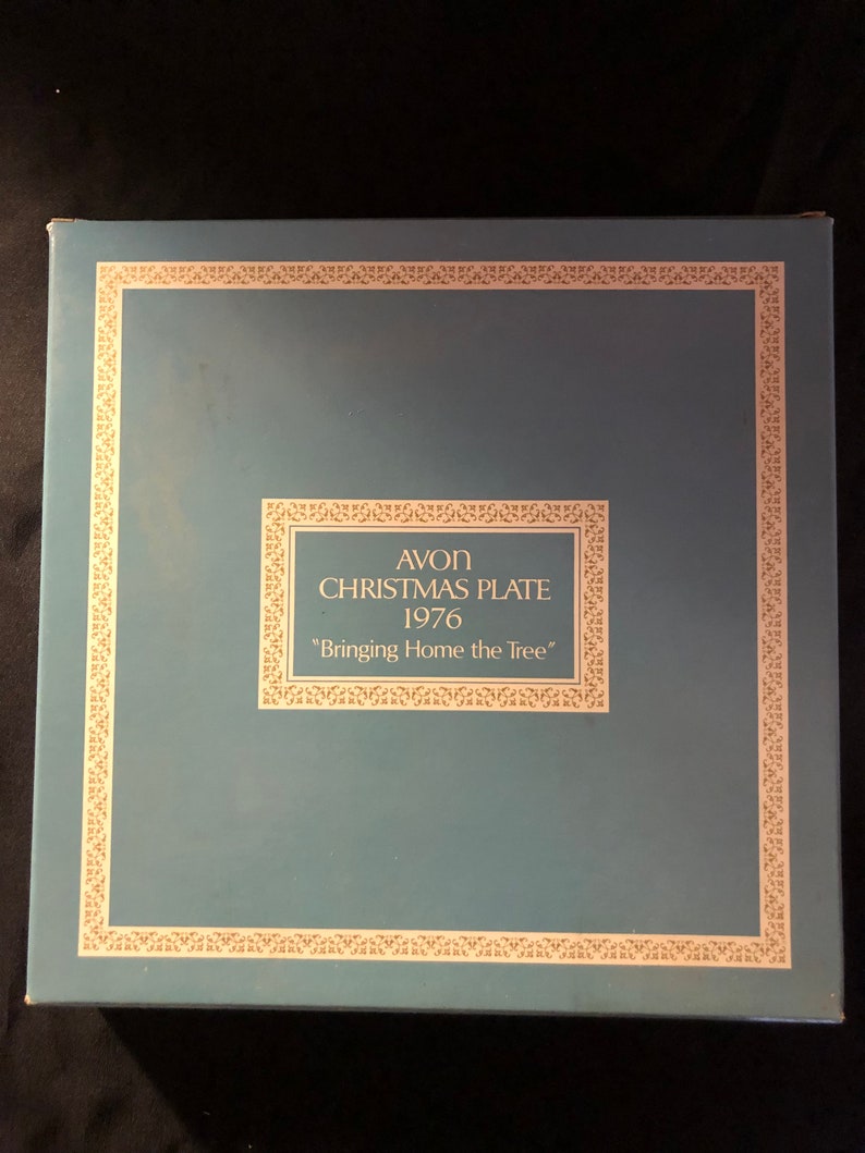 Avon 1976 Christmas Plate - Etsy