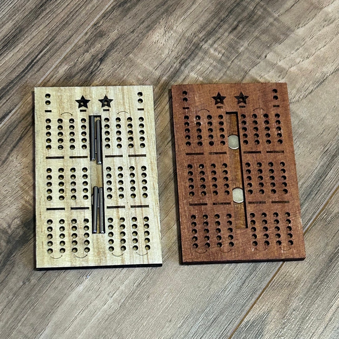 Minimalist Travel Cribbage Board Set 2.0 - Etsy