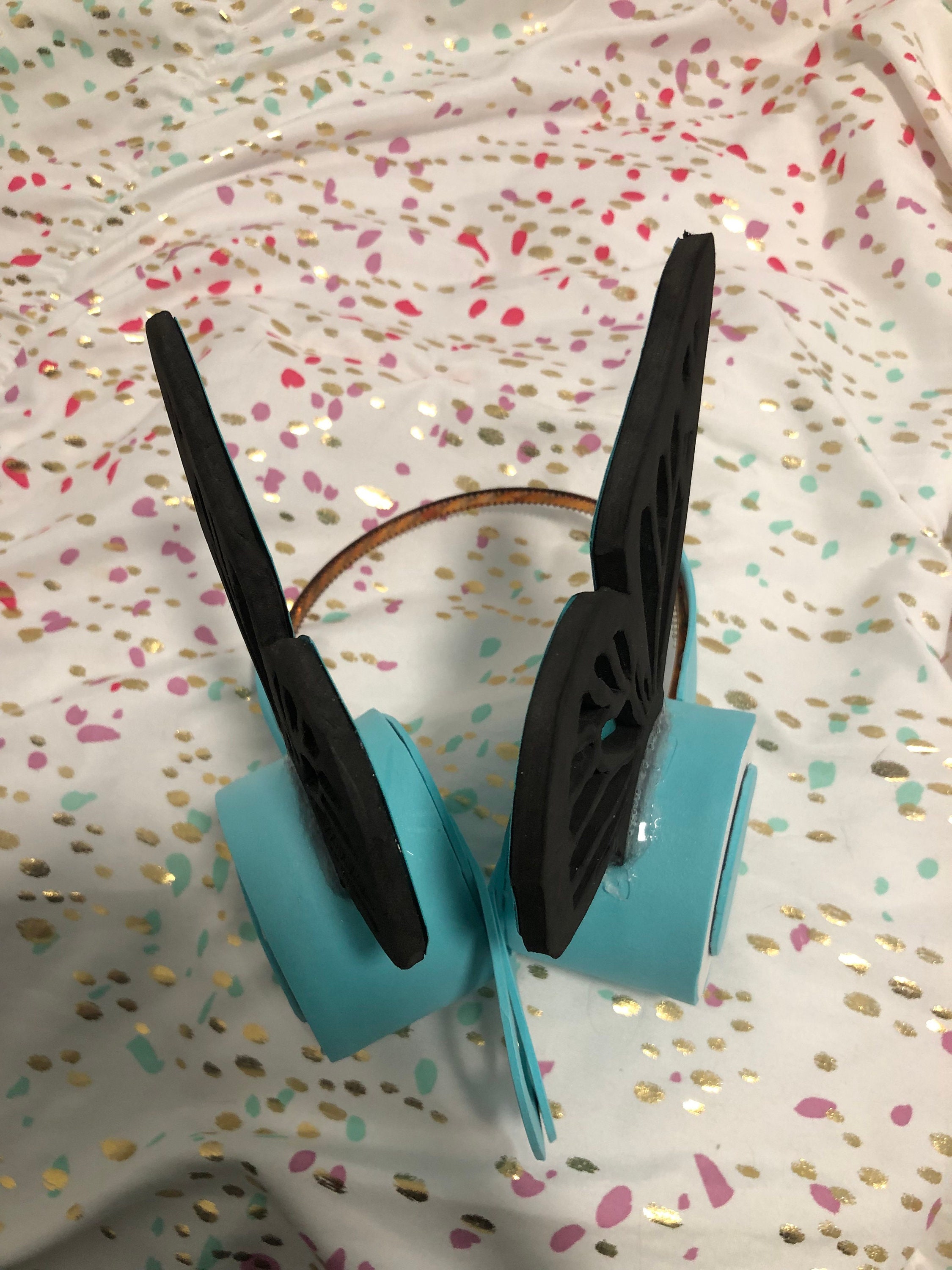 Butterfly Foam Headset - Etsy