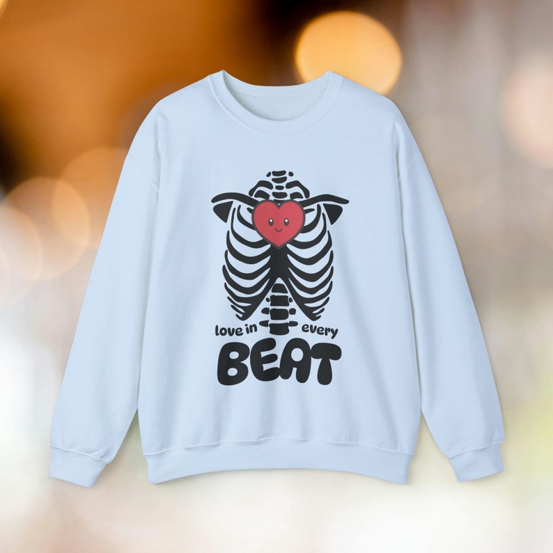 Love Beat Sweatshirt, Valentine's Day Sweatshirt, Gift for Valentines ...