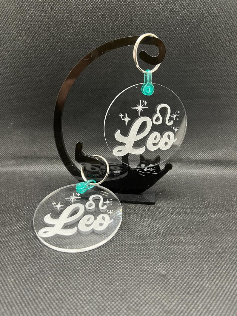 Celestial Zodiac Keychains - Astrology Bag Tag - Unique Backpack ...