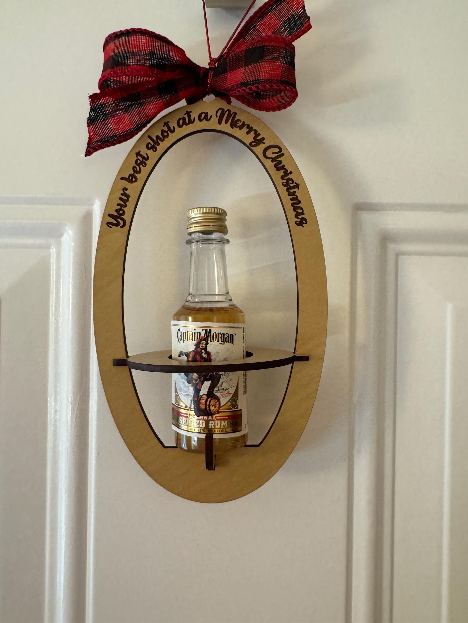 Handcrafted Engraved Wooden Alcohol Shooter Christmas Ornaments ...