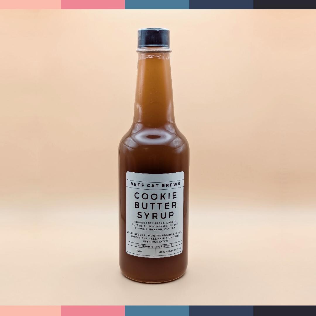 Cookie Butter Syrup 10oz - Artisan Simple Syrup - Etsy