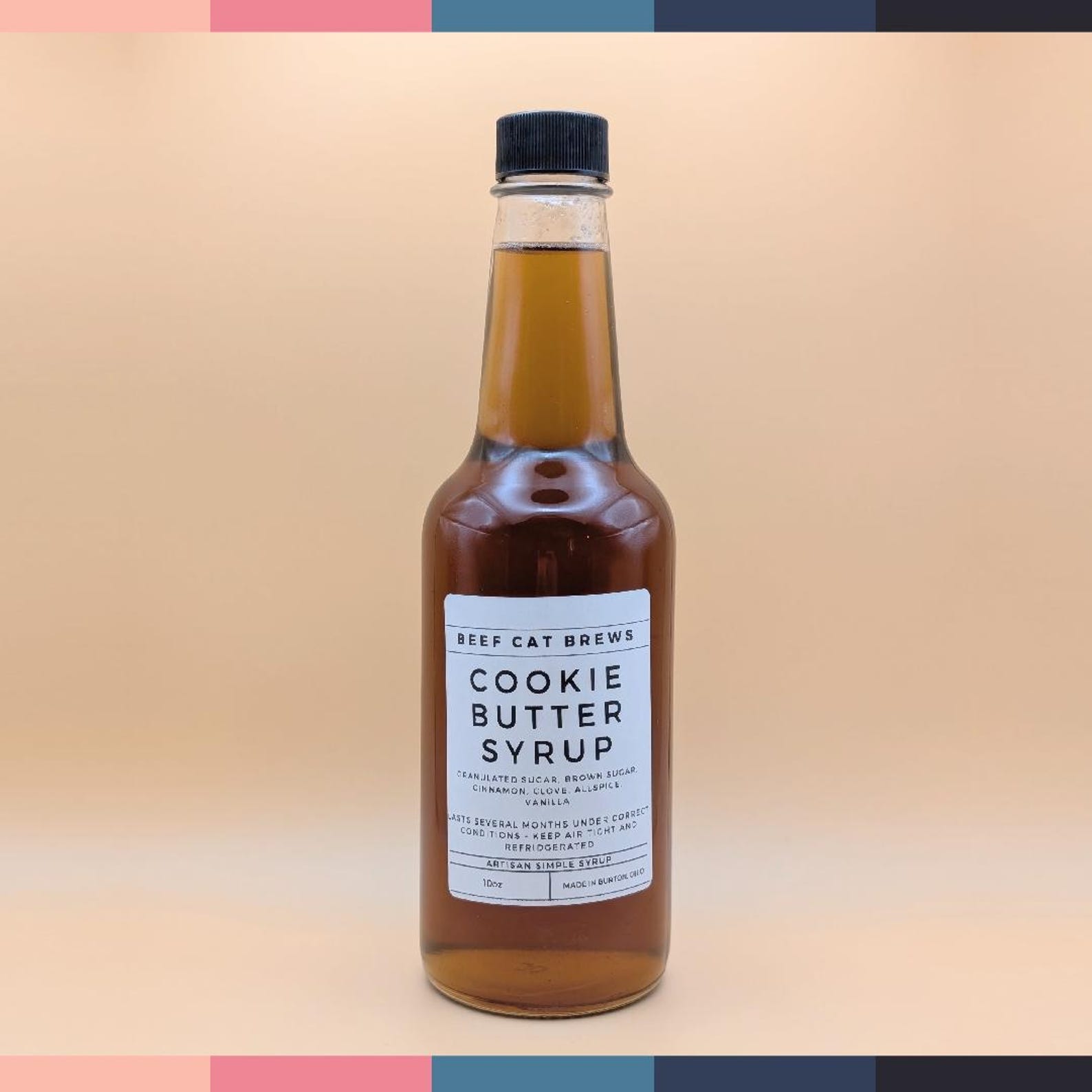 Cookie Butter Syrup 10oz - Artisan Simple Syrup - Etsy