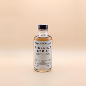 Fireside Syrup 4oz - Artisan Simple Syrup - Etsy