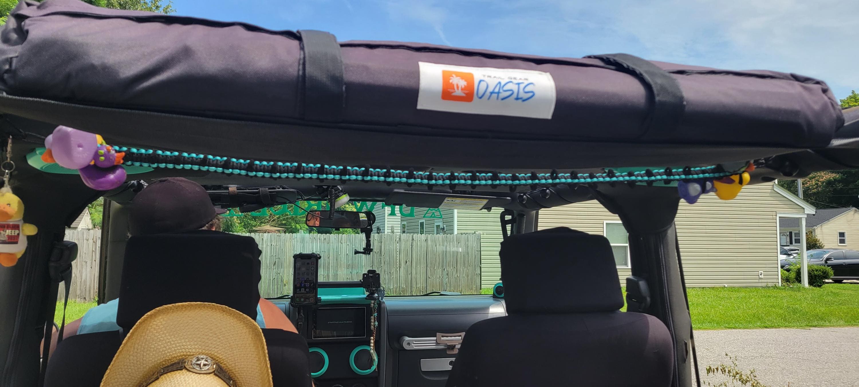 Orange and Black Paracord DUCK WRANGLER Rubber Duck Holder for Jeeps ...