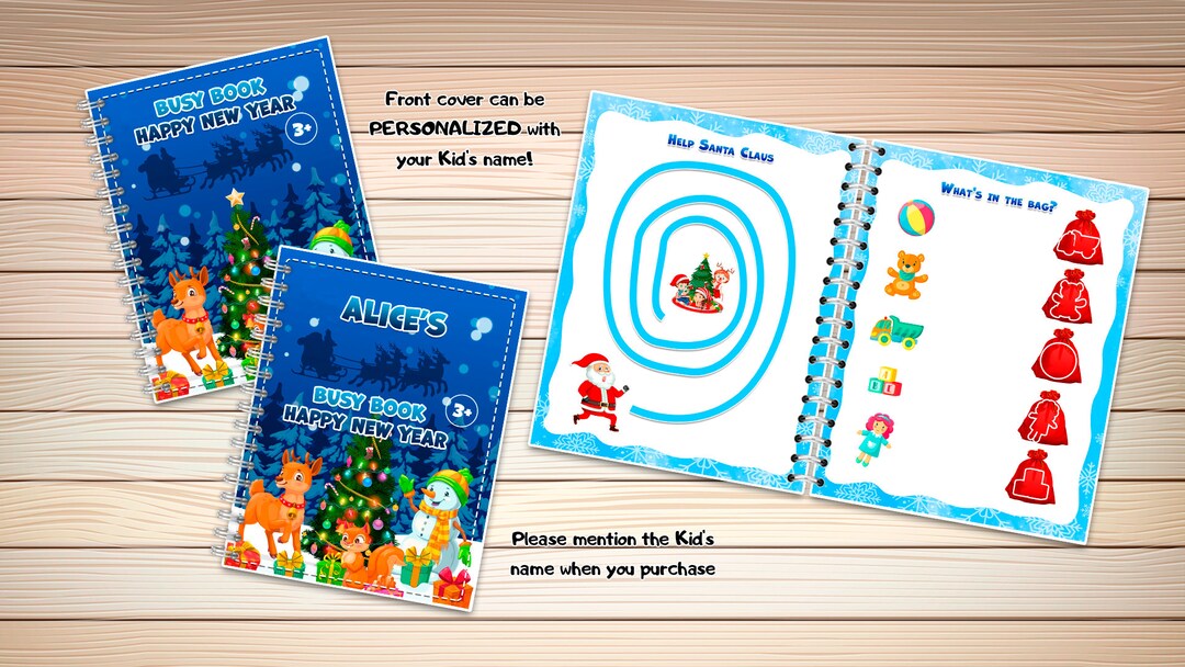 Printable Christmas Busy Book for Kids Christmas Activities - Etsy