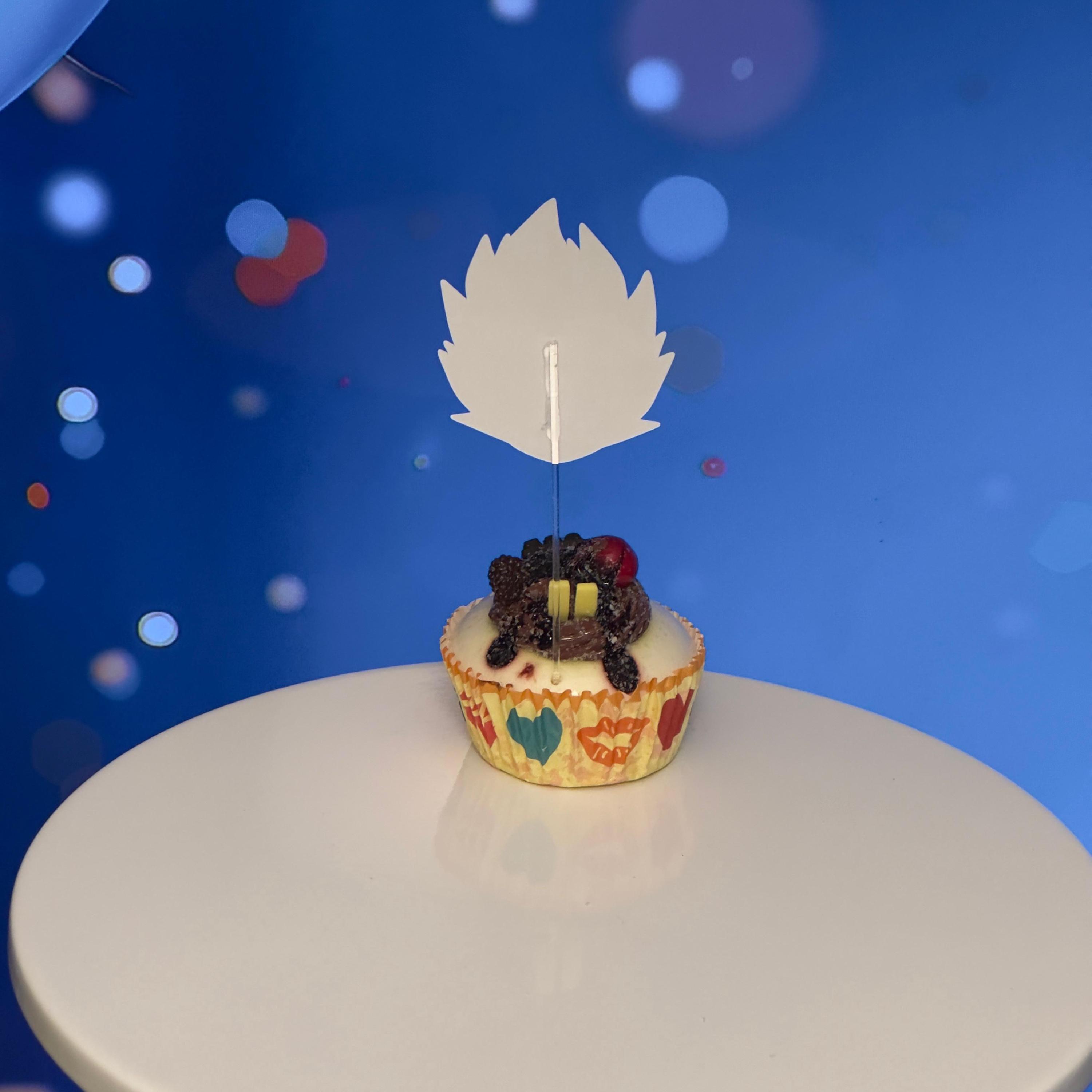 Dragon Ball Z Cupcake Toppers, Dragon Ball Z Cake Topper, Dragon Ball ...