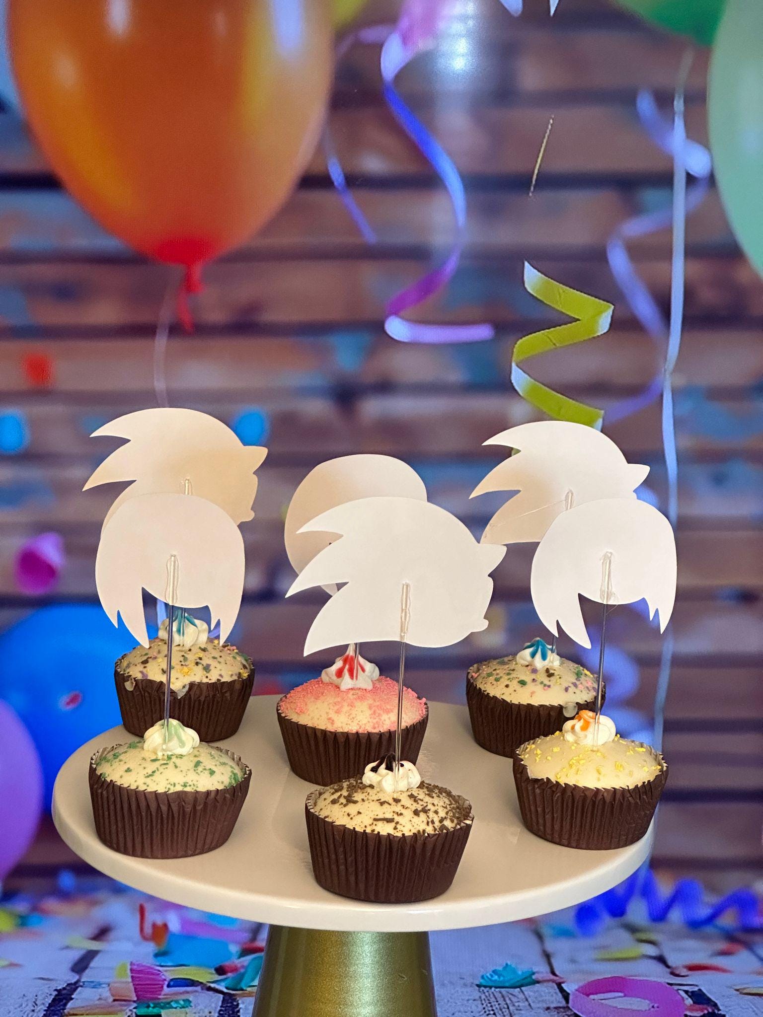 Amy Cupcake Toppers, Amy Cupcake Toppers, Amy Rose Party,shadow ...